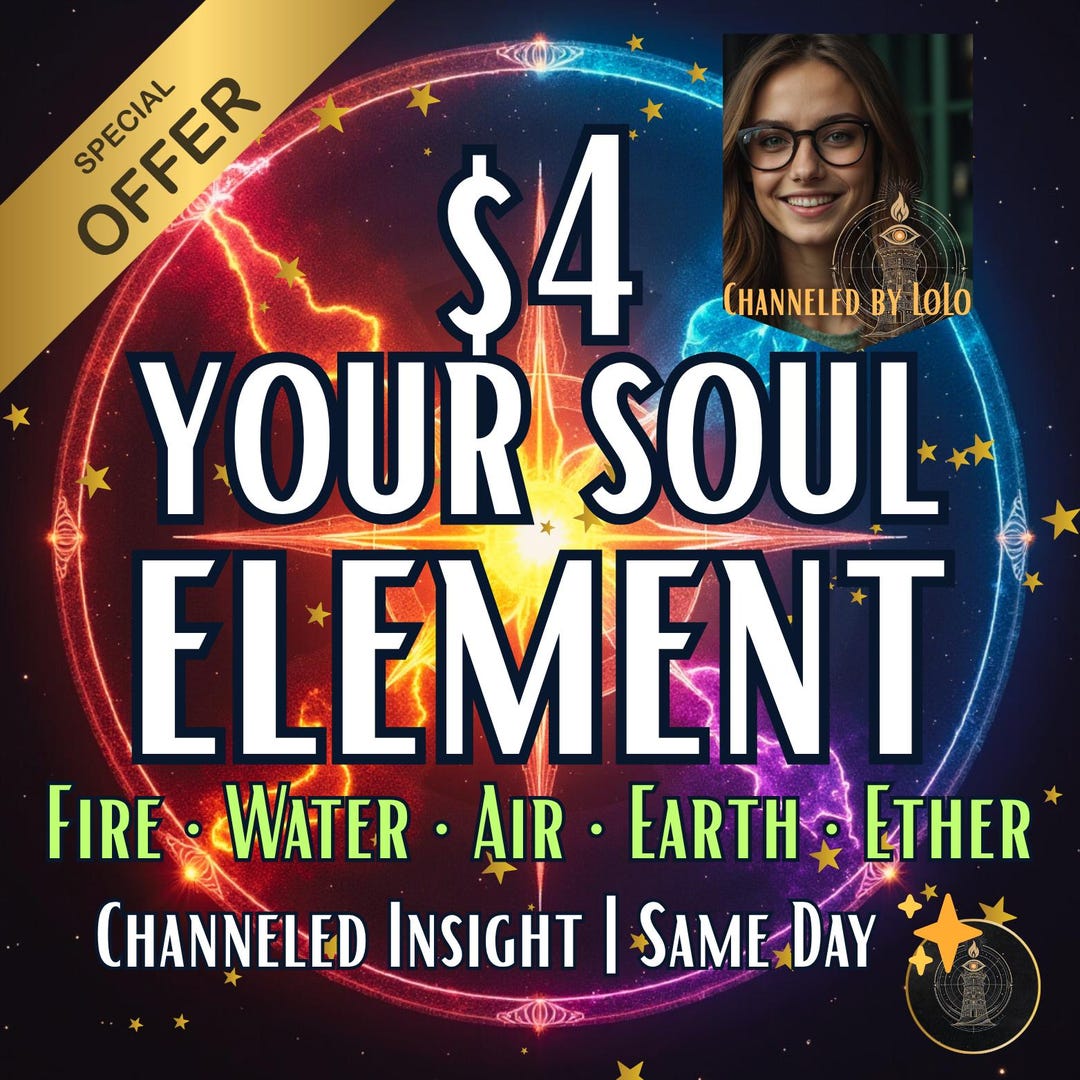 What Element is Your Soul Made Of? | Fun Elemental Energy Reading - Etsy