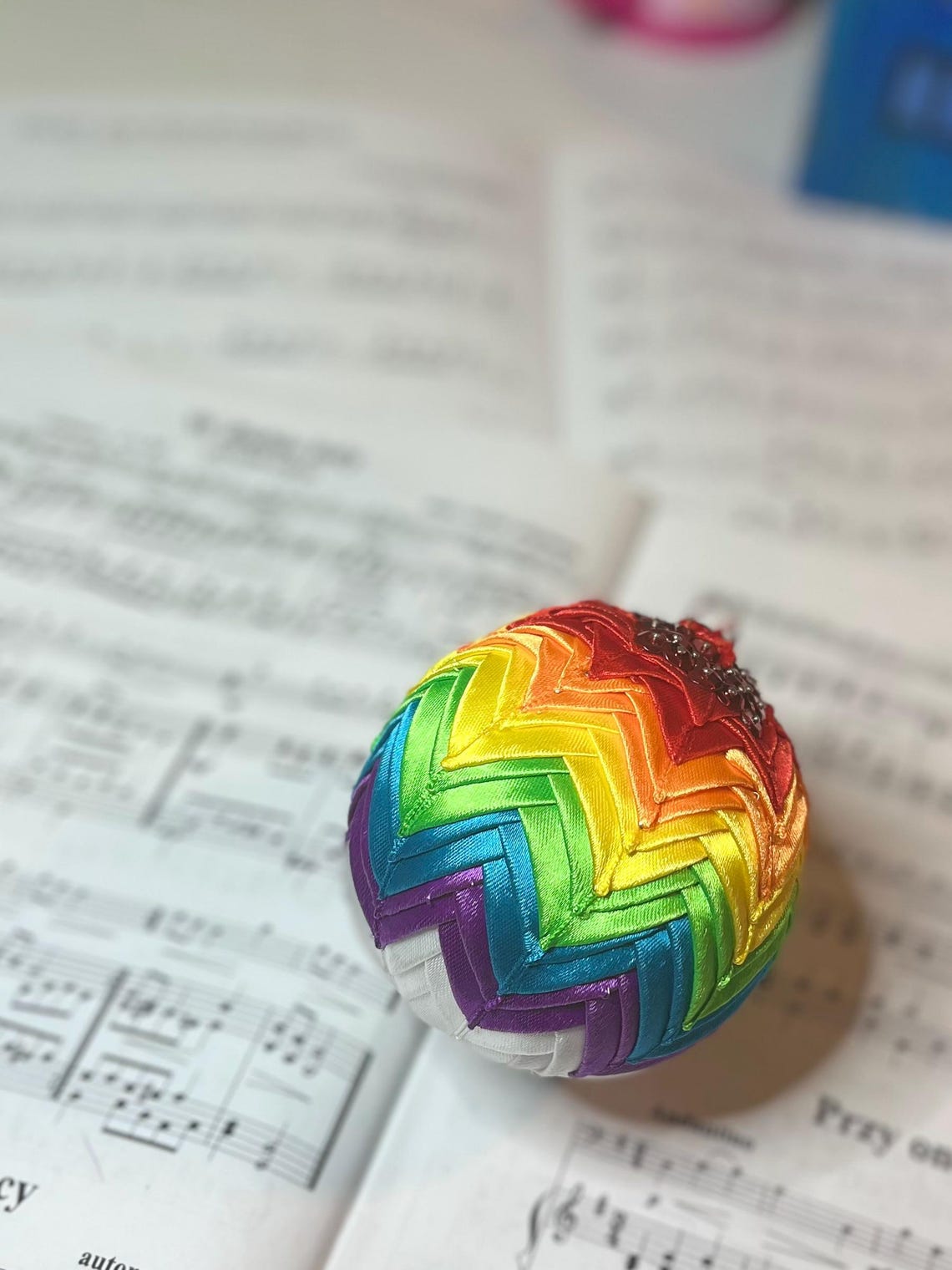 Pride & Shine Collection Handmade LGBTQ Ribbon Christmas Baubles - Etsy