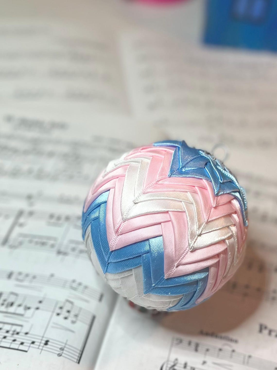 Pride & Shine Collection – Handmade LGBTQ+ Ribbon Christmas Baubles - Etsy