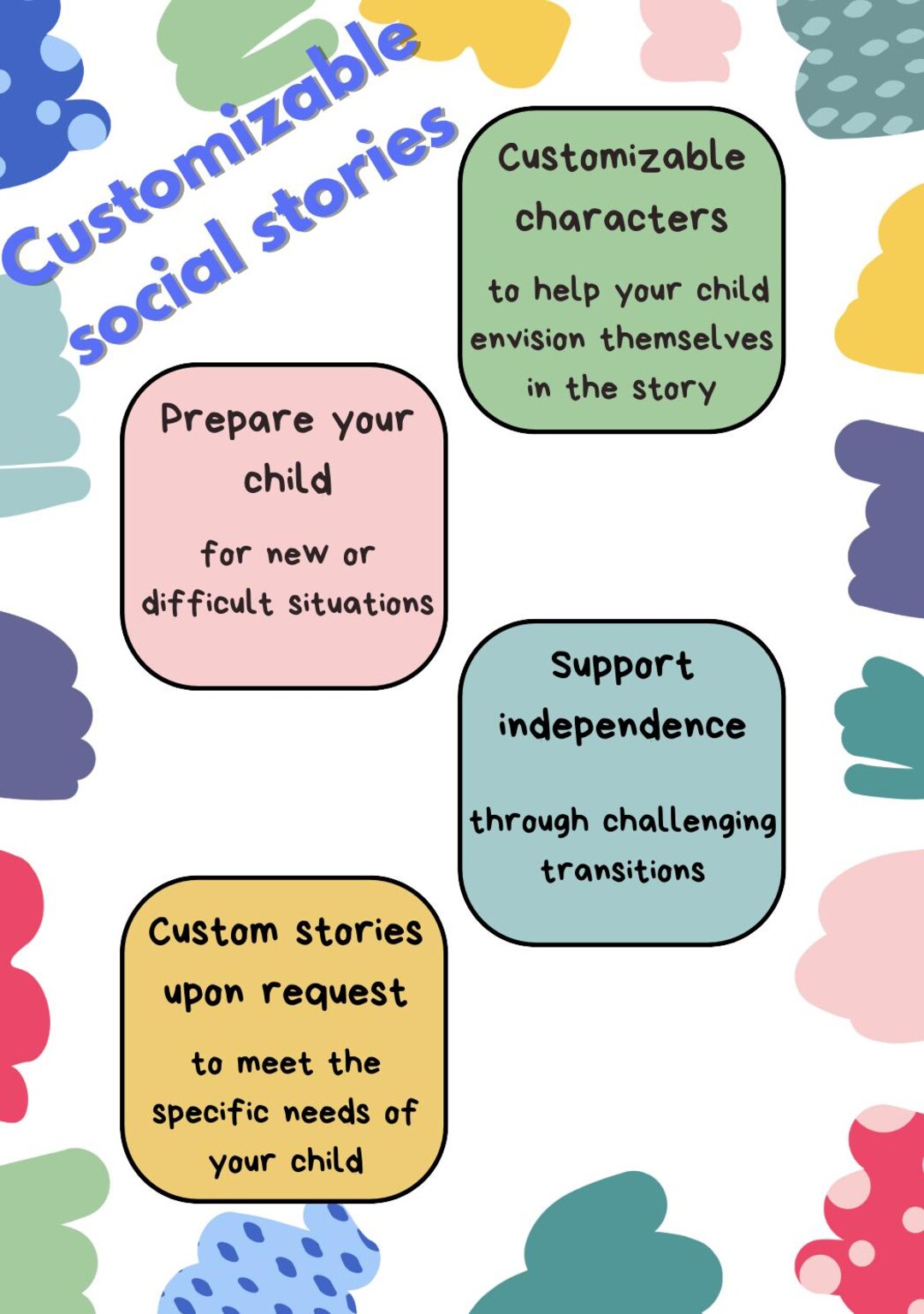 Social Stories | Separation Anxiety | Custom Books | Custom Stories ...