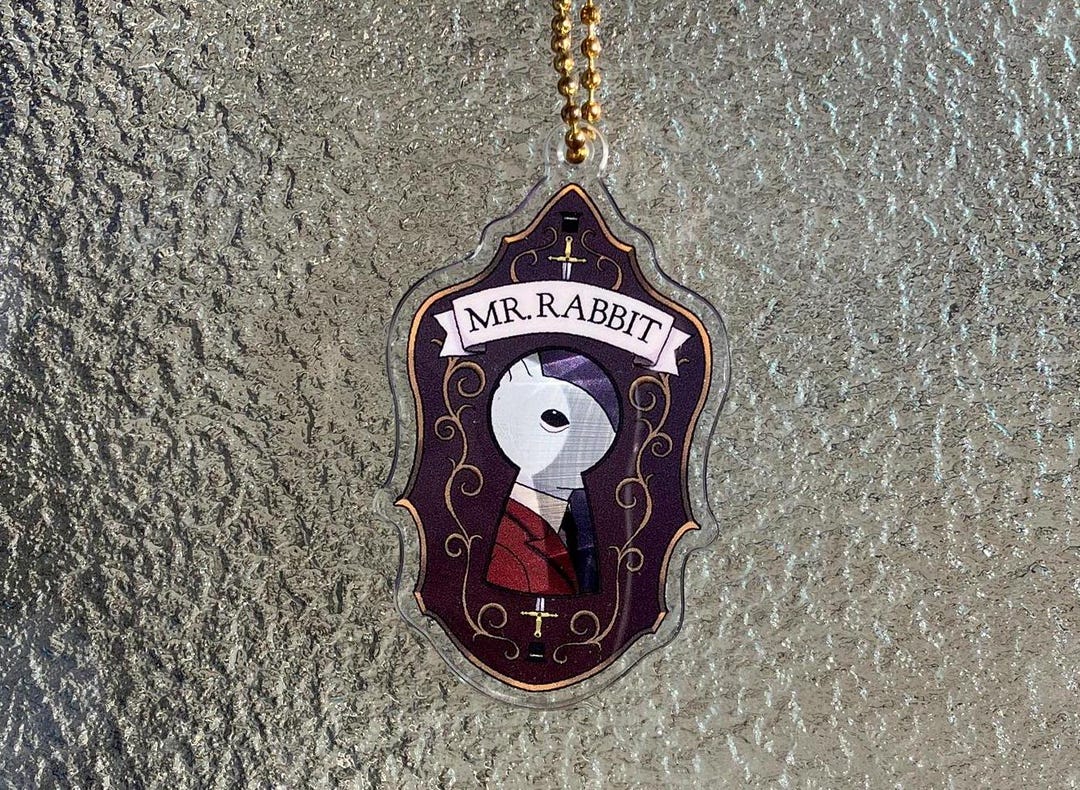 Rusty Lake - Mr. Rabbit 3D Thick Acrylic Keychain - Etsy