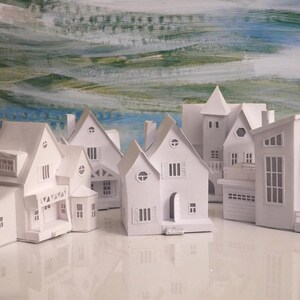 A Cozy Little Home - DIY Pre-cut Putz House Kit - Crafty Christmas ...