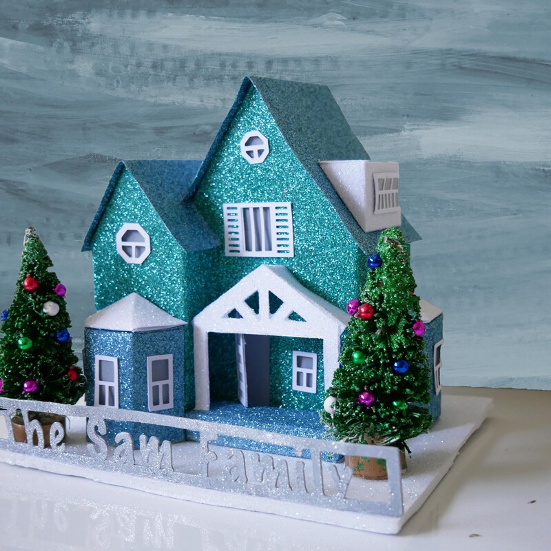 Glitter Houses - Etsy