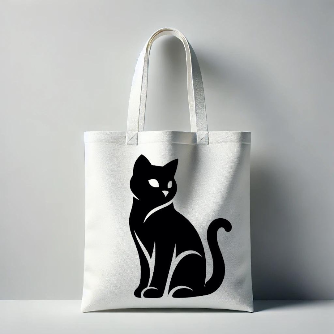10 Cute Cat Silhouettes, Cut Out Cat Files, Png&svg Pack of Cats ...