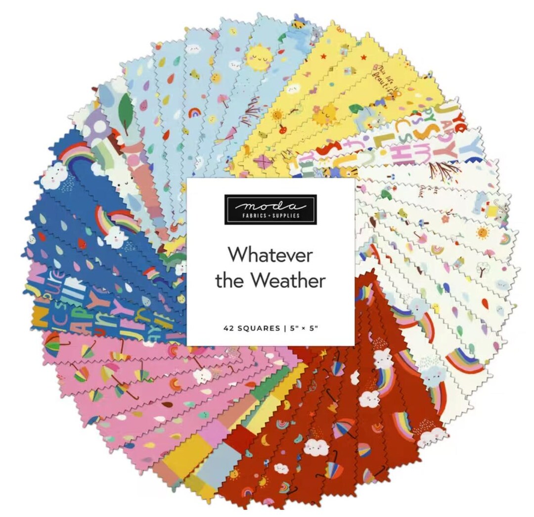 Whatever the Weather Charm Pack by Paper Cloth for Moda Fabrics ...