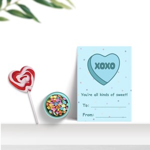 Kids Valentine Cards, Conversation Hearts Valentines Cards, Classmate ...