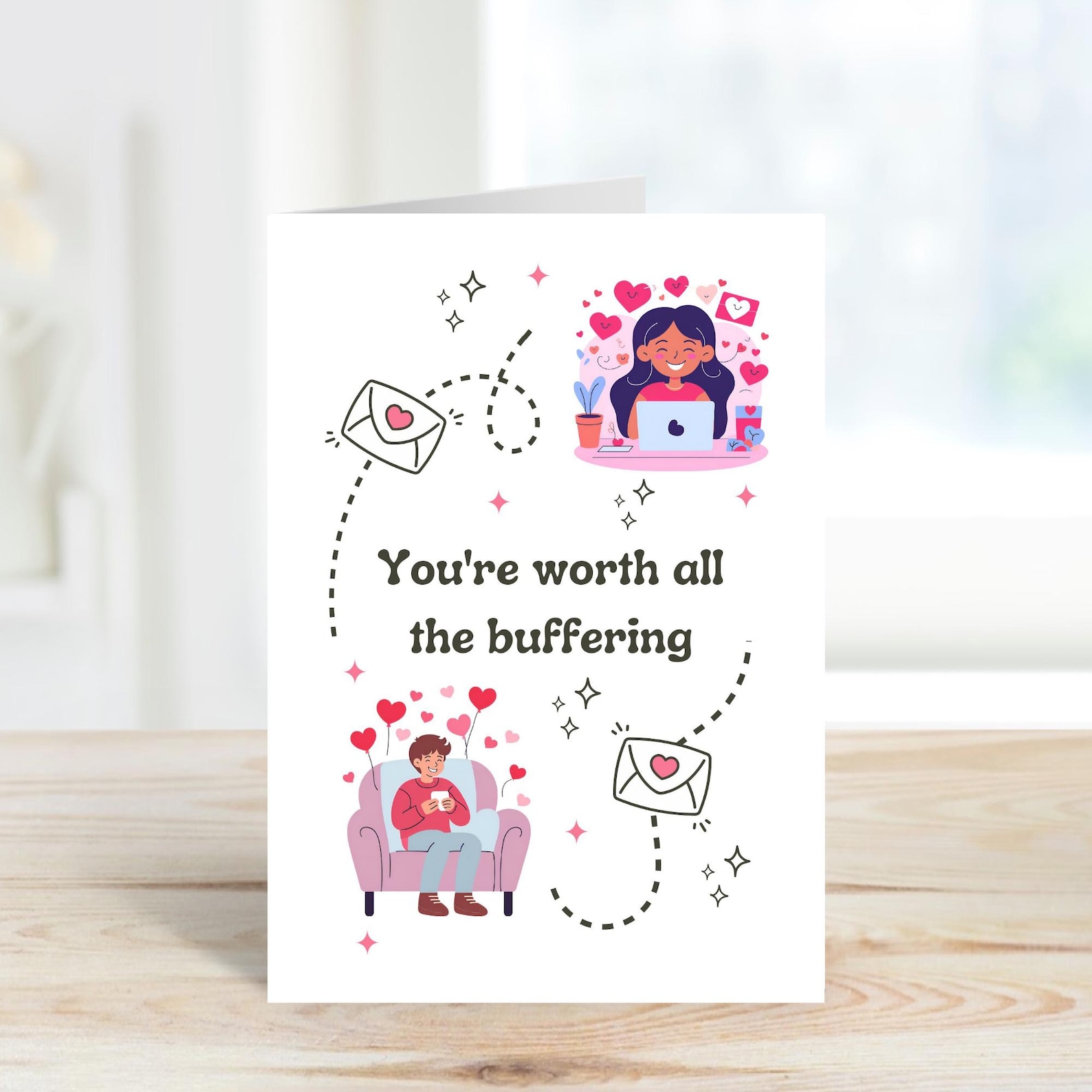 Long Distance Relationship Card, Digital Download, Ecard, Printable ...