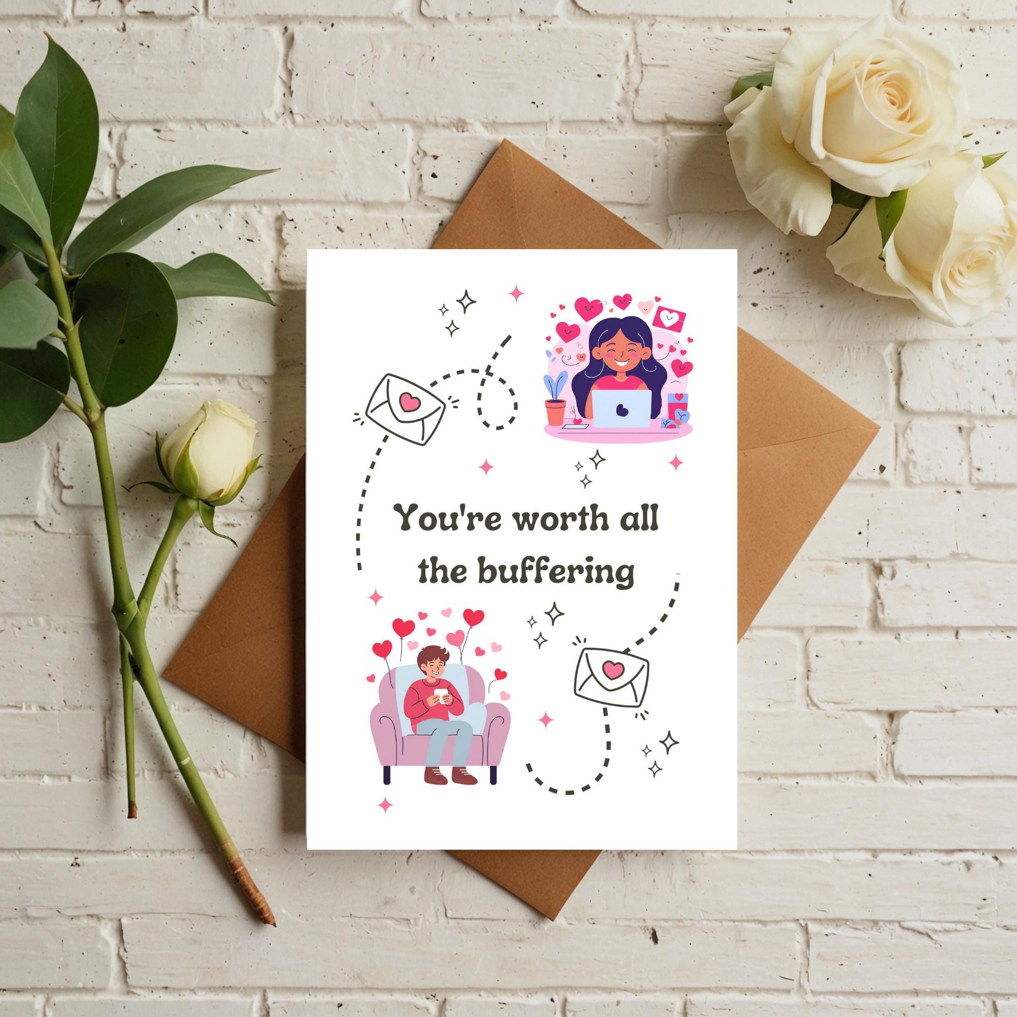 Long Distance Relationship Card, Digital Download, Ecard, Printable ...