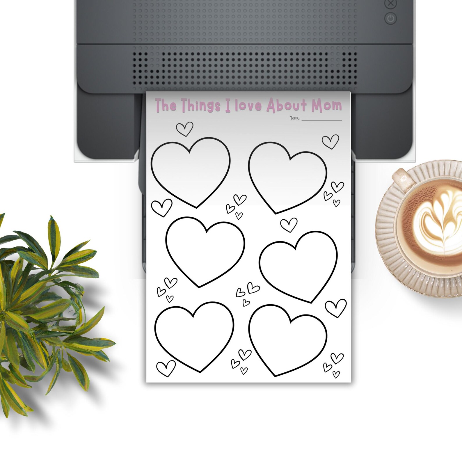 Mother's Day Printable: Things I Love About Mom Writing Activity (PDF ...