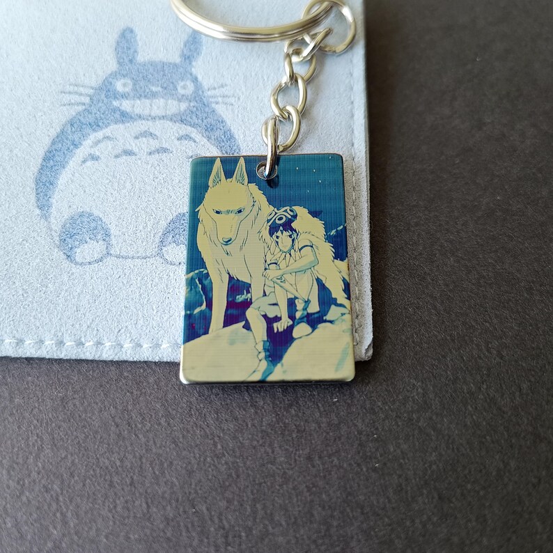 Engraved Studio Ghibli Keychain: Anime Fan Gift - Etsy Australia