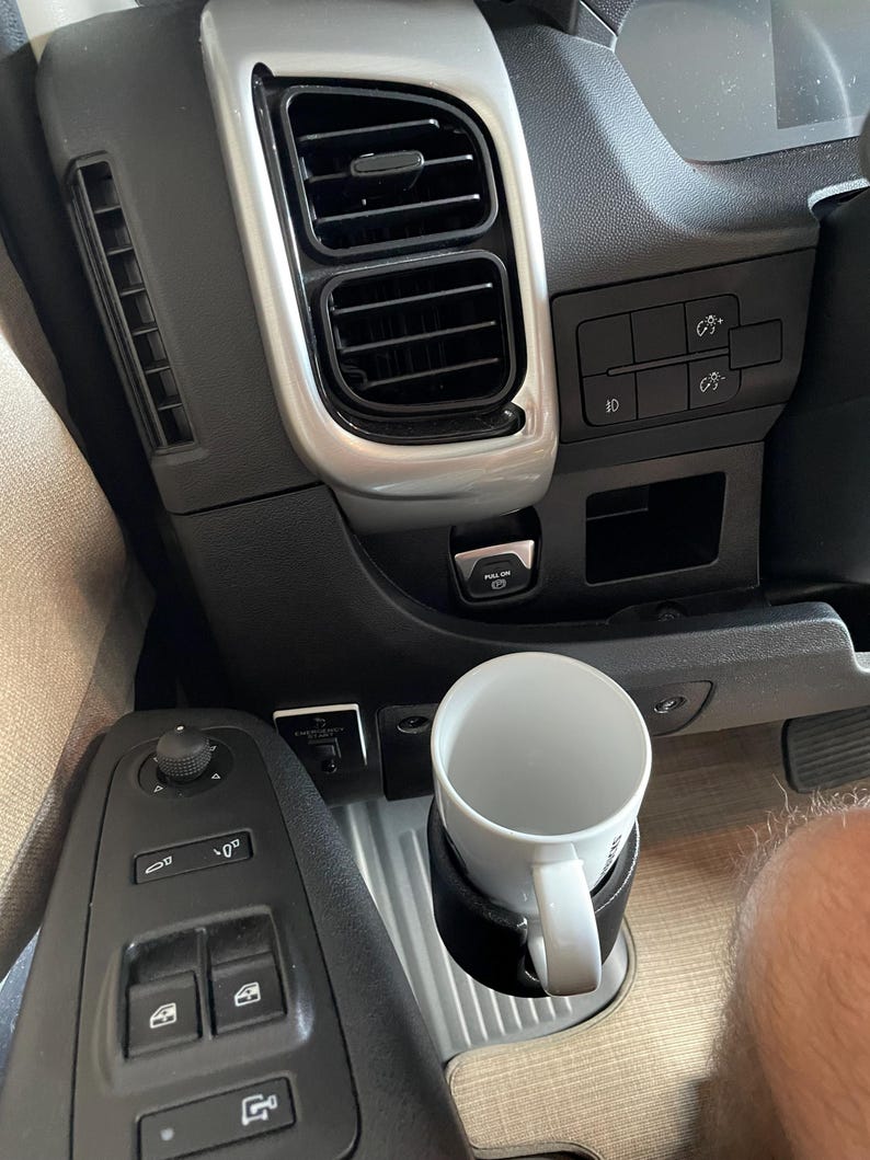 Improved Cup Holder for Ram Promaster (fits 2014-2025, 1500 2500 3500 ...