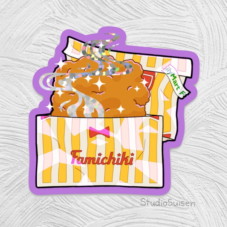 Famichiki Sticker | Conbini Food Sticker | Aesthetic Japan Sticker ...