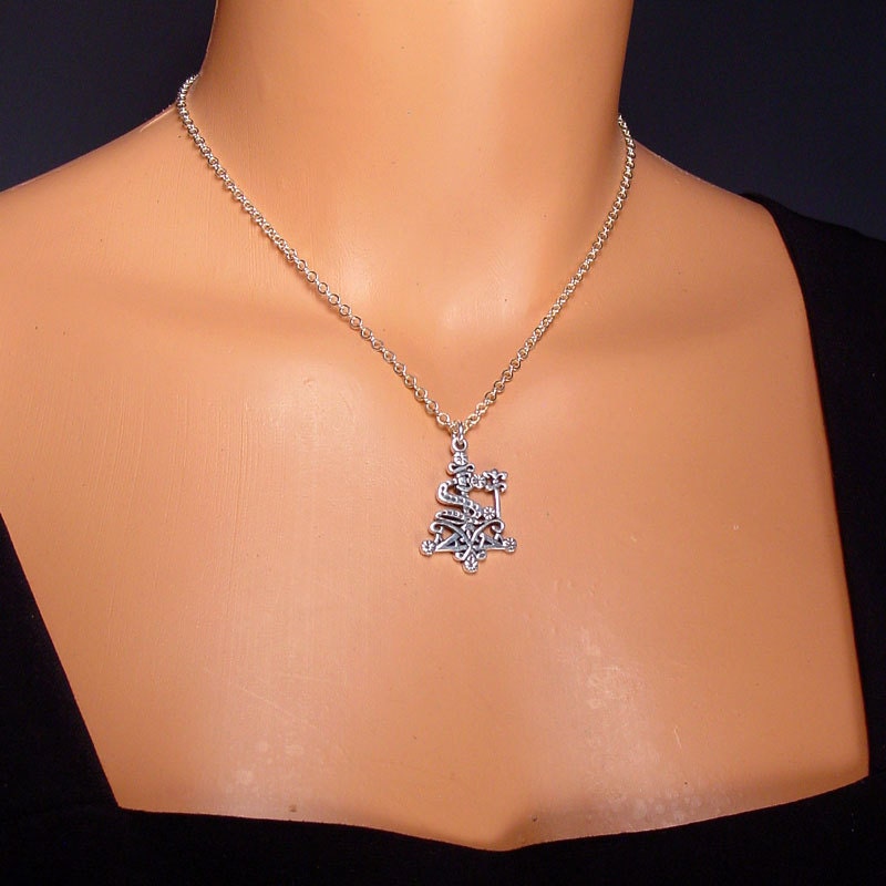 LOKO ATISON Voodoo Vodou Loa Lwa Veve Charm Pendant in Solid Cast 925 ...