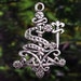 PAPA LEGBA Voodoo Vodou Loa Lwa Veve Charm Pendant in Solid Cast 925 ...