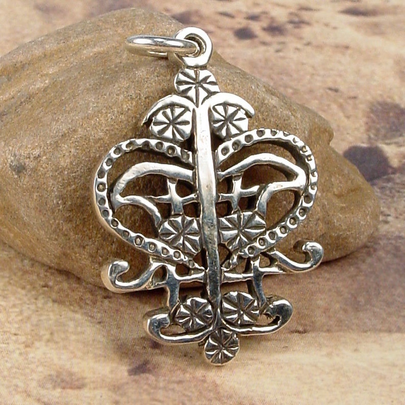 ERZULIE FREDA Voodoo Vodou Loa Lwa Veve Charm Pendant in - Etsy