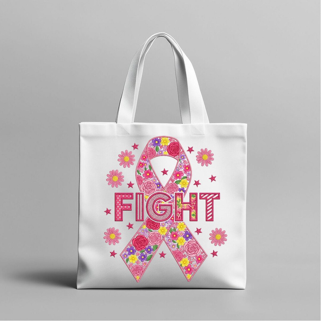 Preppy Fight Cancer PNG Breast Cancer Awareness October We Wear Pink ...