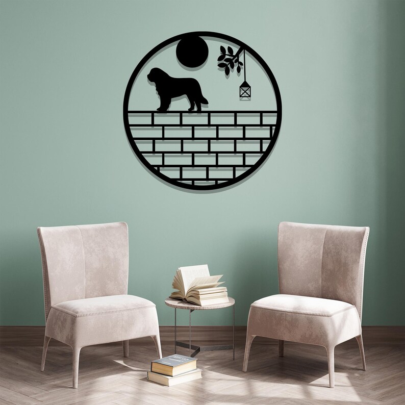 Laser Cut Dog Metal Wall Art, Dog Memorial, Unique Home Decor for Dog ...