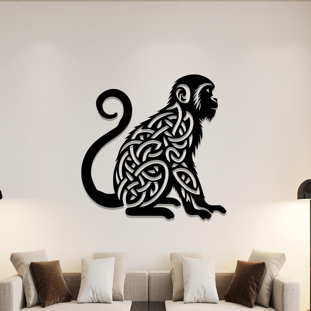 Monkey Gift for Animal Lover, Boys and Girls Nursery Decoration Gift ...