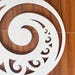 Koru Circle Metal Wall Art: Maori Spiral, Spiritual Home Decor - Etsy