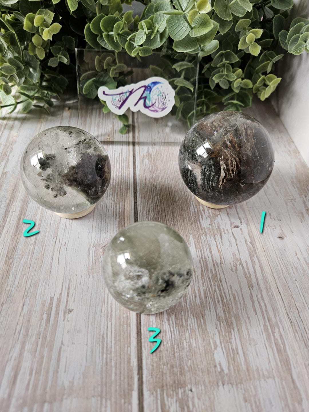 Garden Quartz Sphere ( Lodolite Sphere ) - Etsy