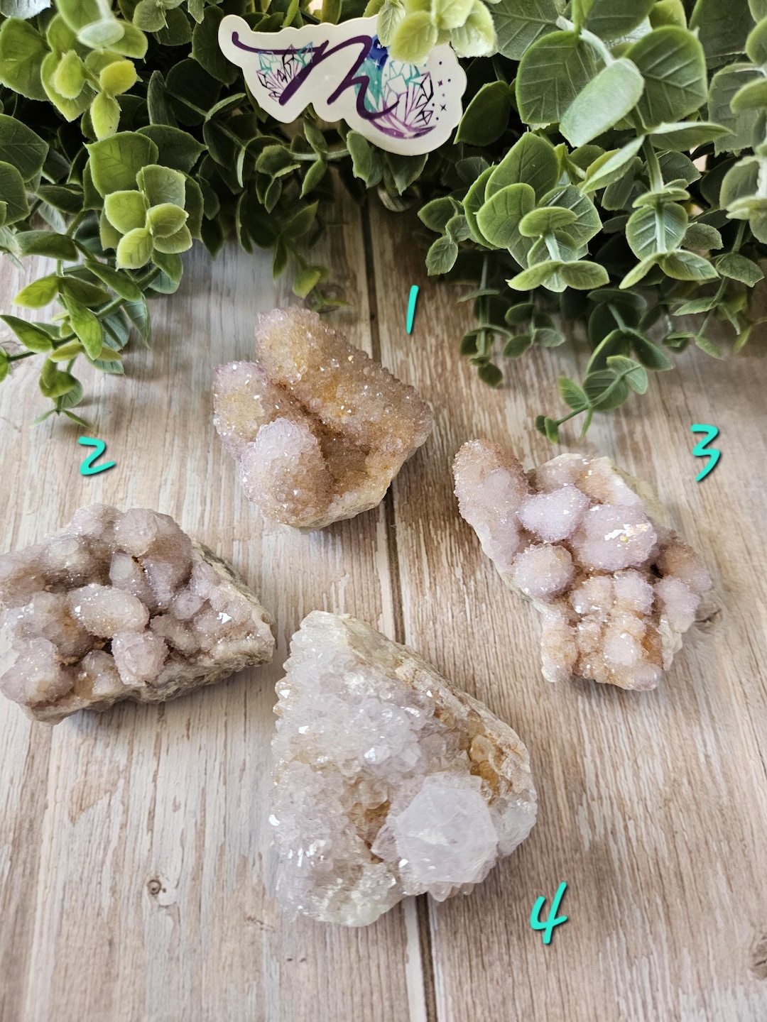 Spirit Quartz Cluster: Freeform Pineapple Cactus Quartz - Etsy