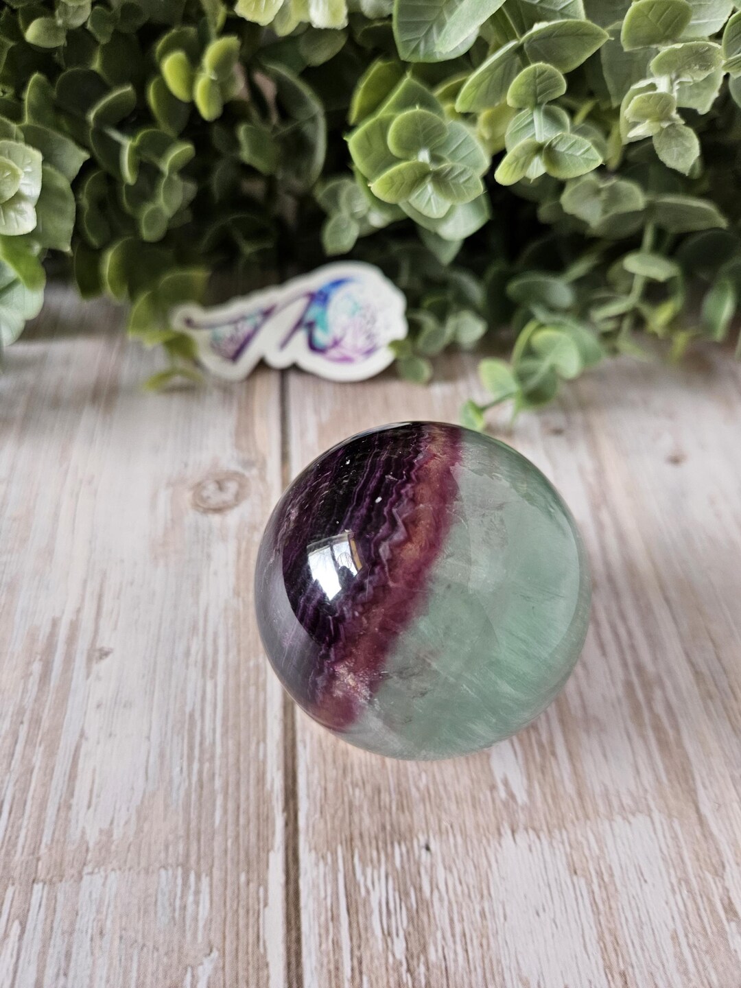 Watermelon Fluorite Sphere - Etsy