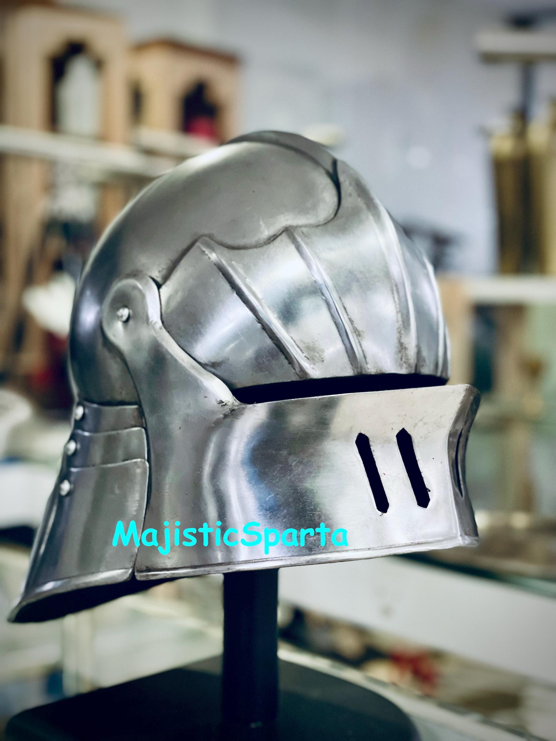 15th Century German Sallet Helmet: Medieval Knight Crusader Armor - Etsy