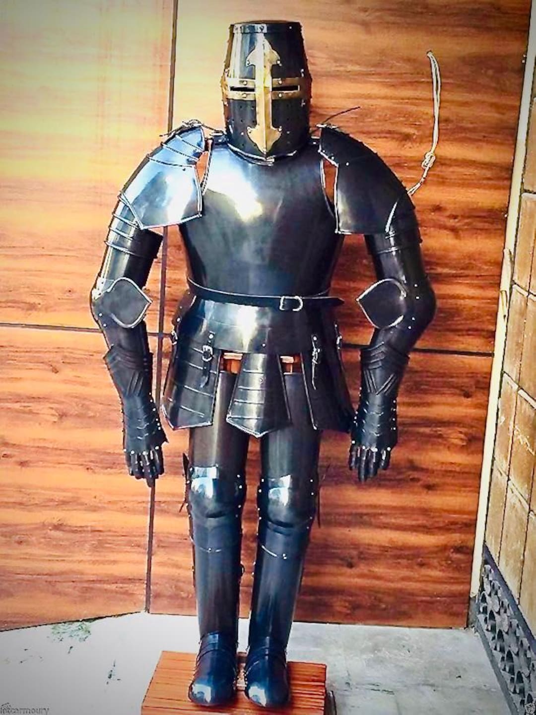 Medieval Knight Full Suit of Armor – Combat-ready Templar Crusader ...