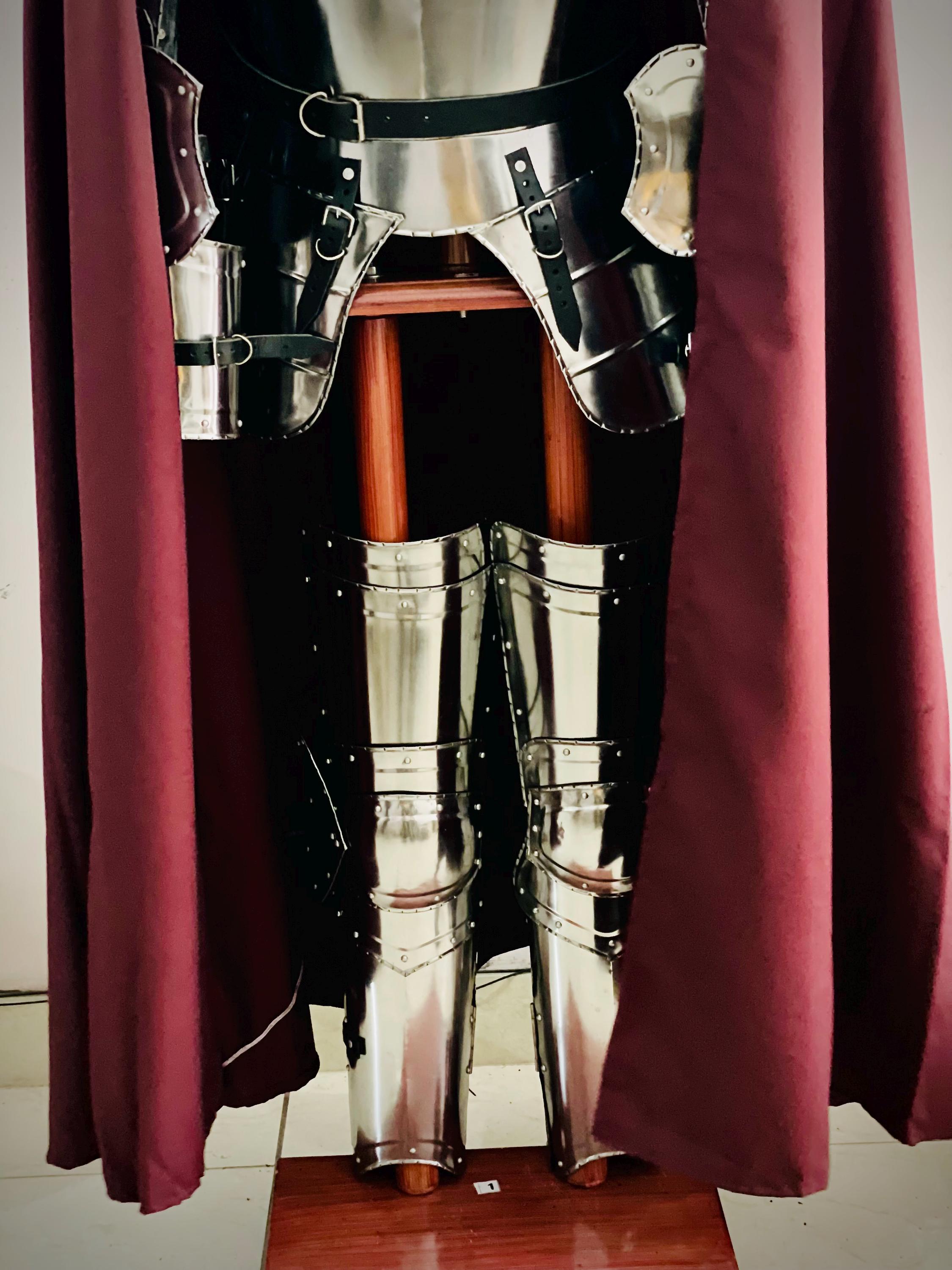 Medieval Knight Suit of Armor - Female LARP Costume - Renaissance ...