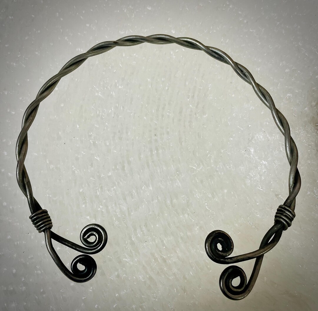 Handforged Medieval Neck Torc – Viking, Celtic, Norse, and Celtic Armor ...