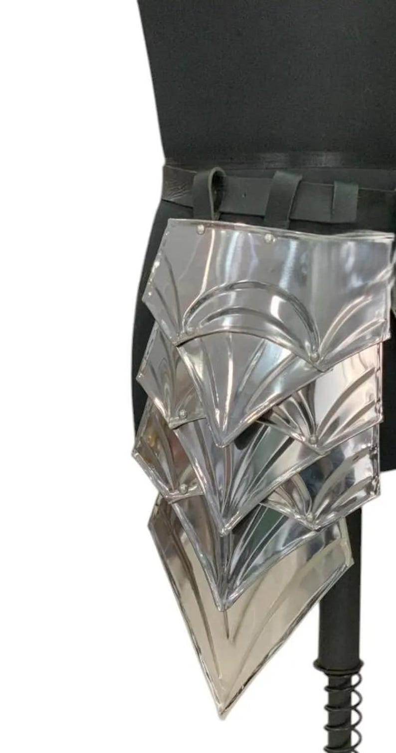 Medieval Knight Steel Tasset Armor: Gothic LARP SCA Leather Belt - Etsy UK