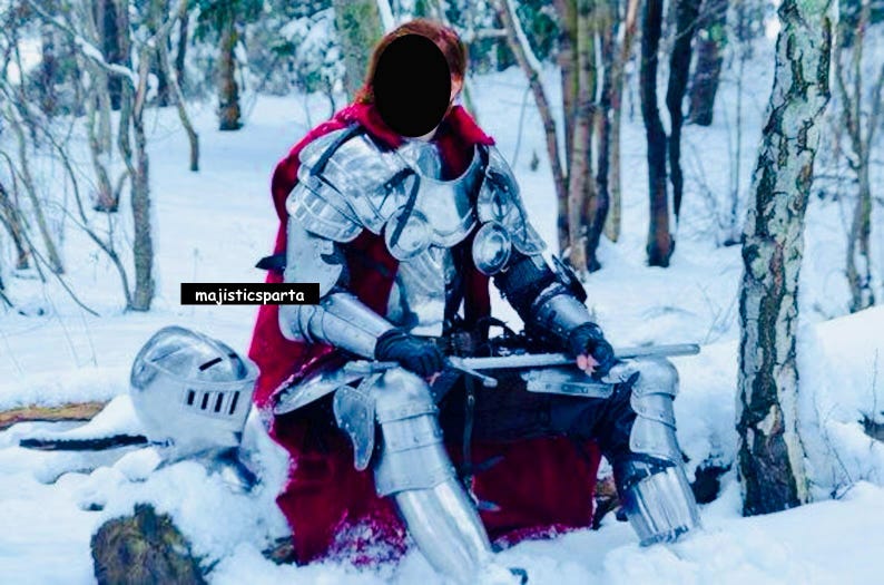 Wearable Italian Medieval Knight Suit of Armor – Full Body Combat LARP ...