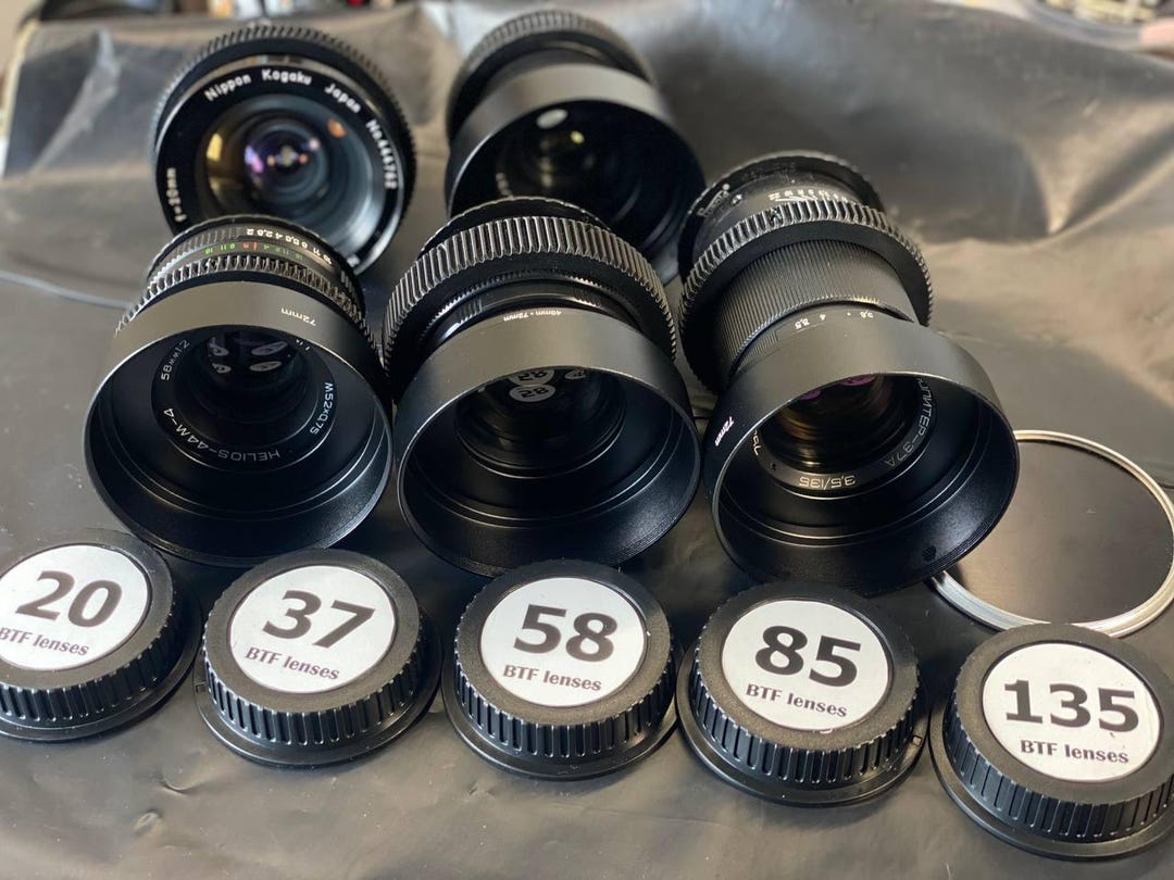 Anamorphic Cine Lens Set: Oval Bokeh, Canon EF Mount - Etsy