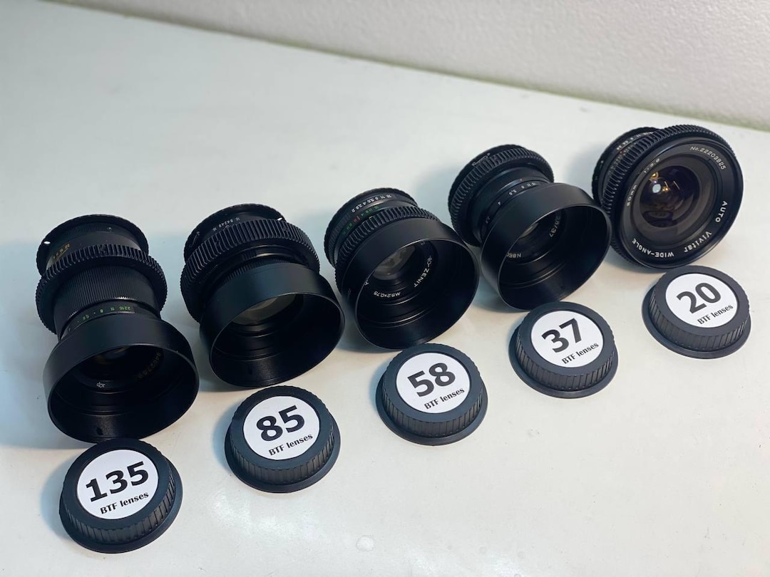 Anamorphic Cine Lens Set: Vivitar, Helios, Jupiter, Canon EF Mount - Etsy