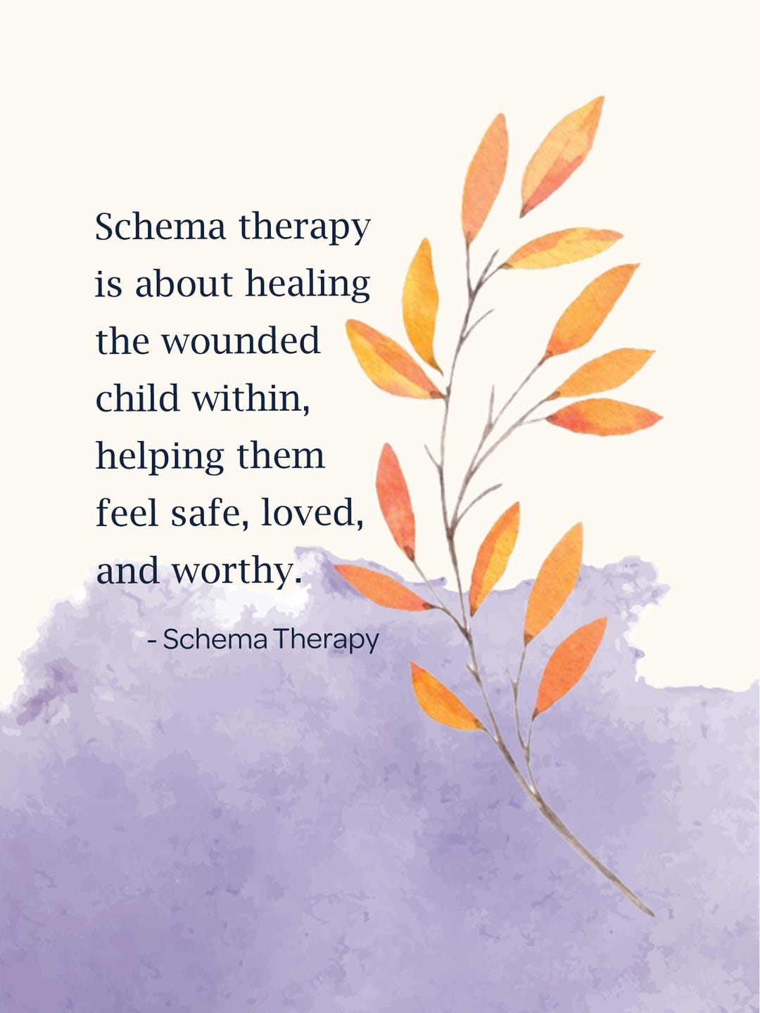 Schema Therapy Quote Wall Art - Digital Download for Counseling Room ...