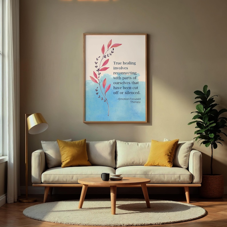 Counseling Wall Art - Psychology Poster - Emotion-focused Therapy ...