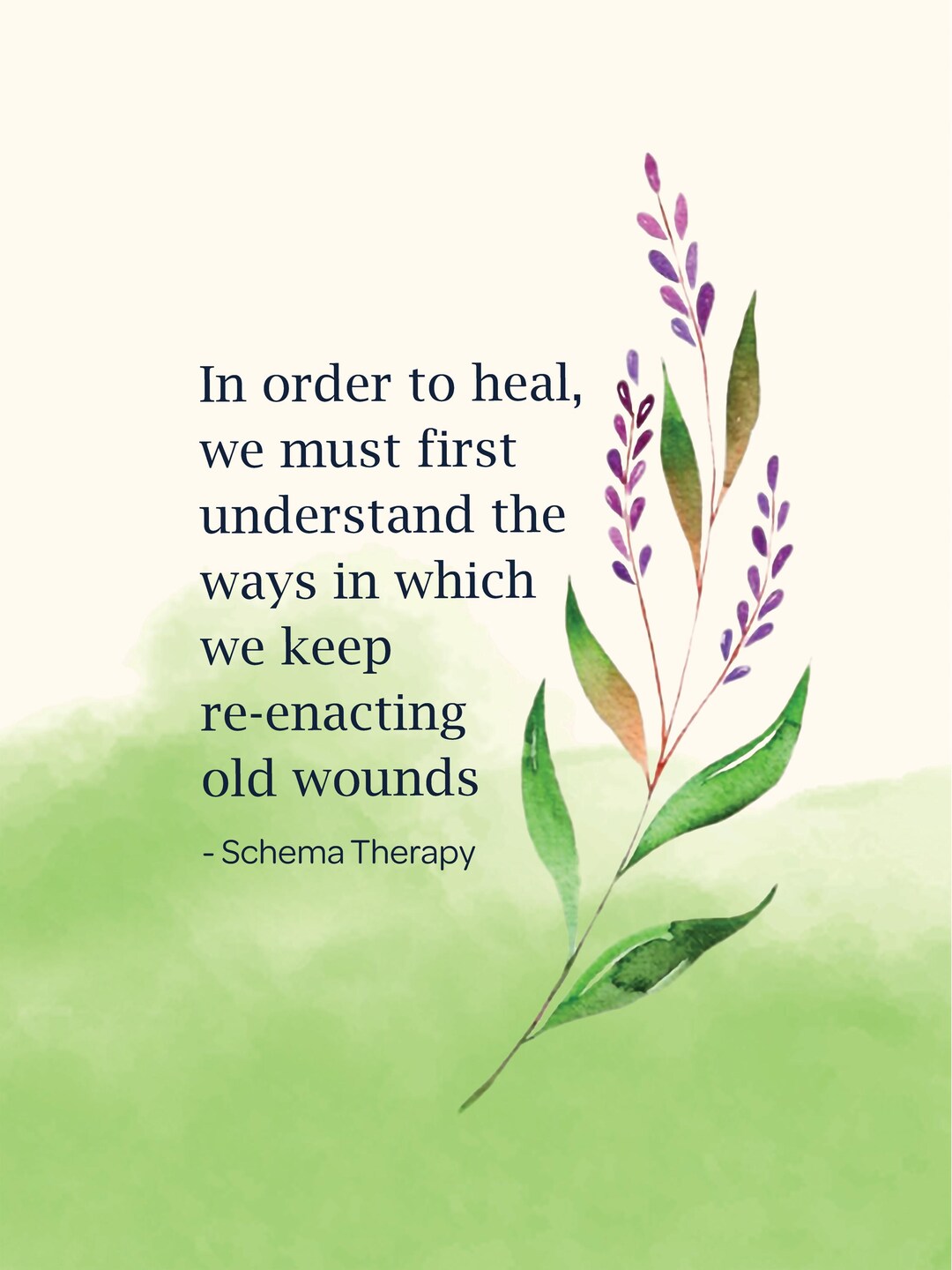 Schema Therapy Wall Art - Digital Download for Counselling Room ...