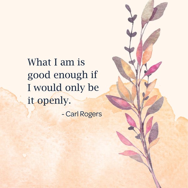 Carl Rogers Quote - Etsy
