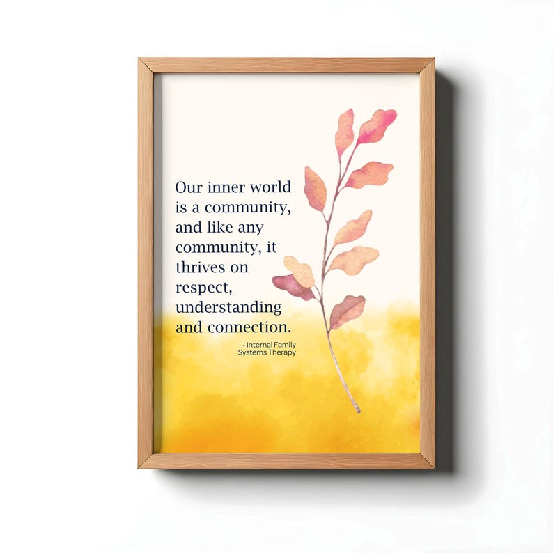 Internal Family Systems Wall Art for Psychology Clinics, IFS Therapy ...