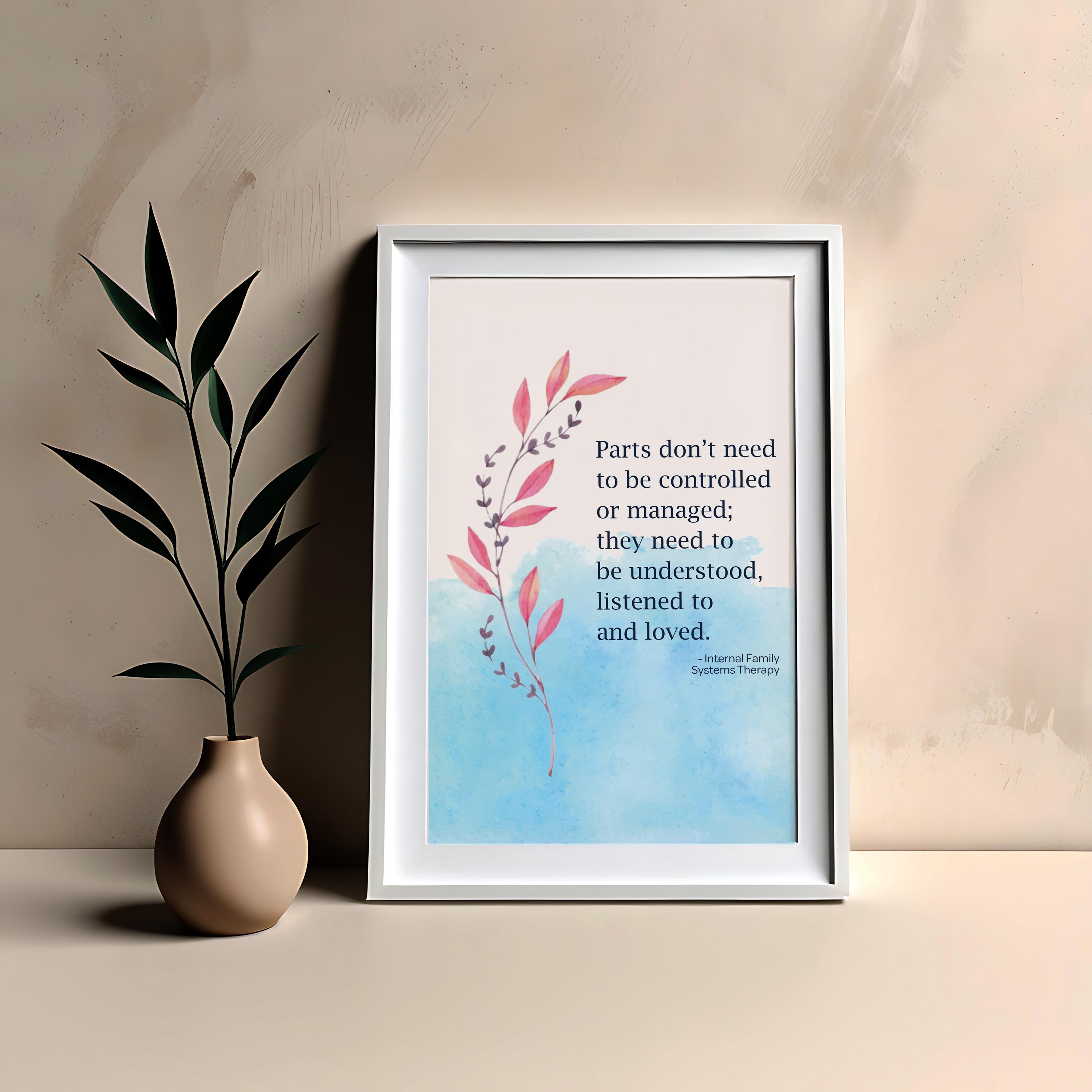 Internal Family Systems Quote Wall Art - IFS Therapy Digital Download ...