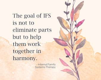 Internal Family Systems Wall Art for Psychology Clinics, IFS Therapy ...