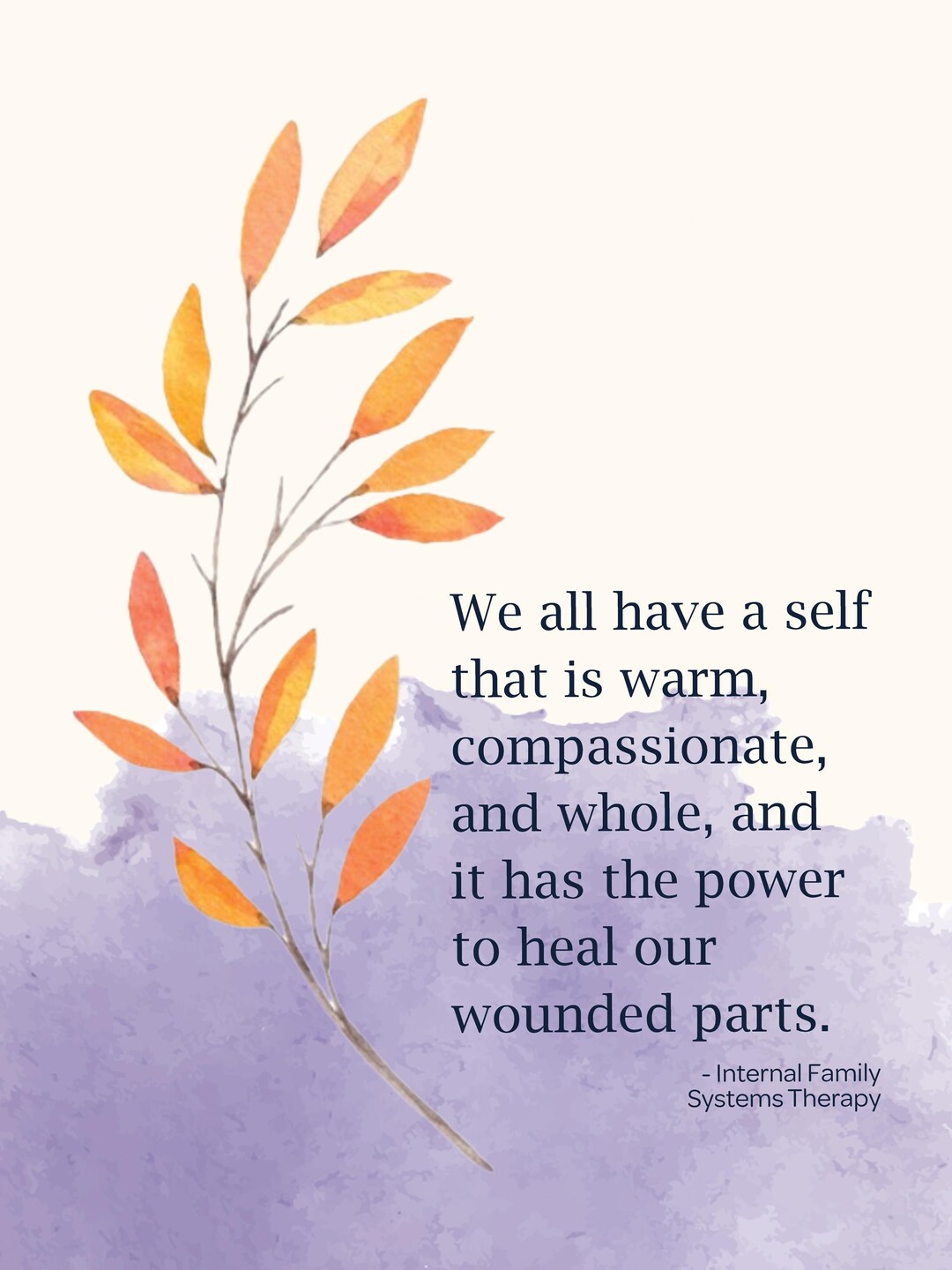 Internal Family Systems Wall Art - Digital Download - Counseling Quote ...