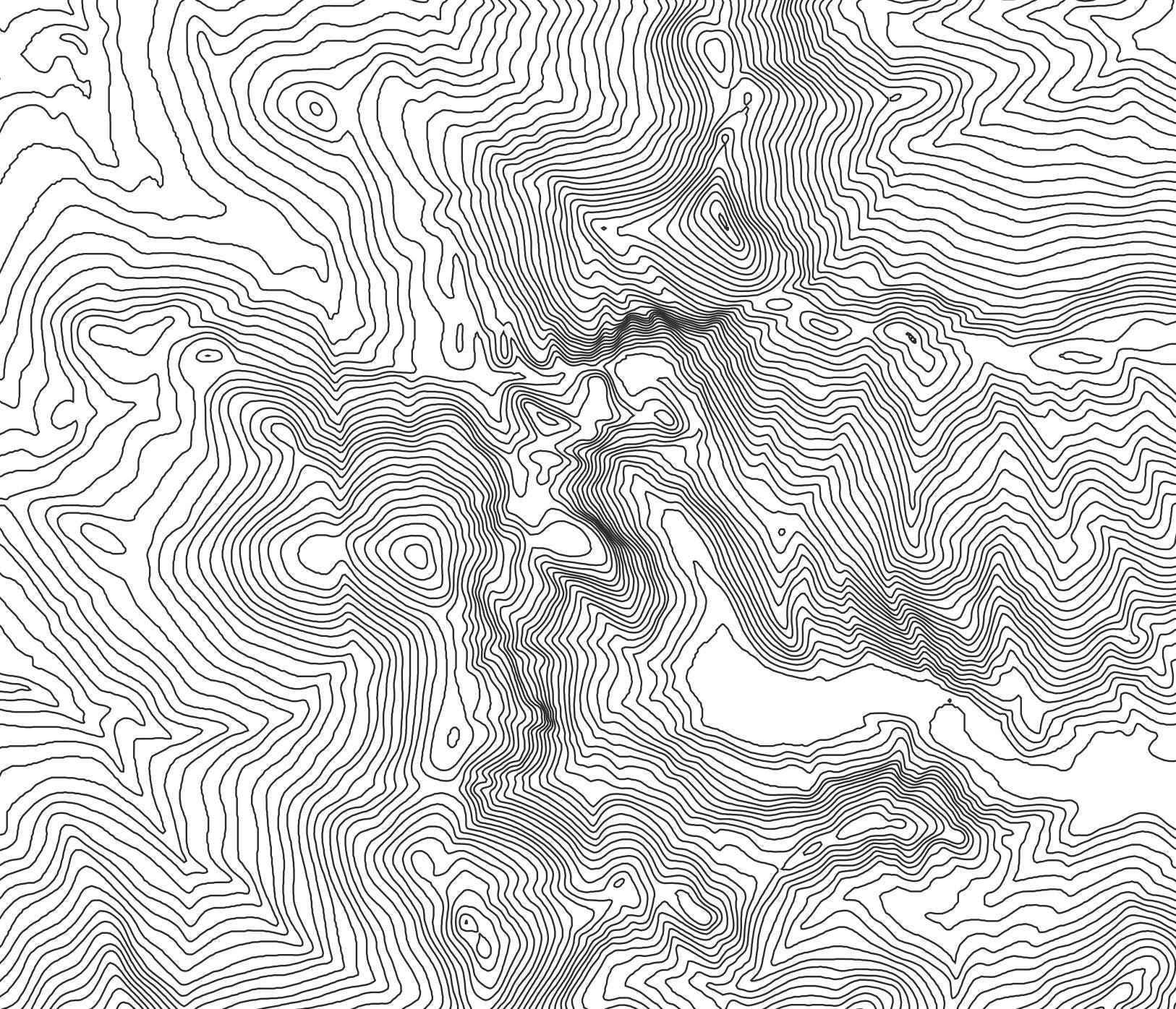 Mount Mansfield Topographic Map - Contour Map - Stowe, Vermont - Green ...