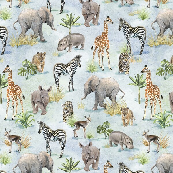 Safari Fabric - Etsy