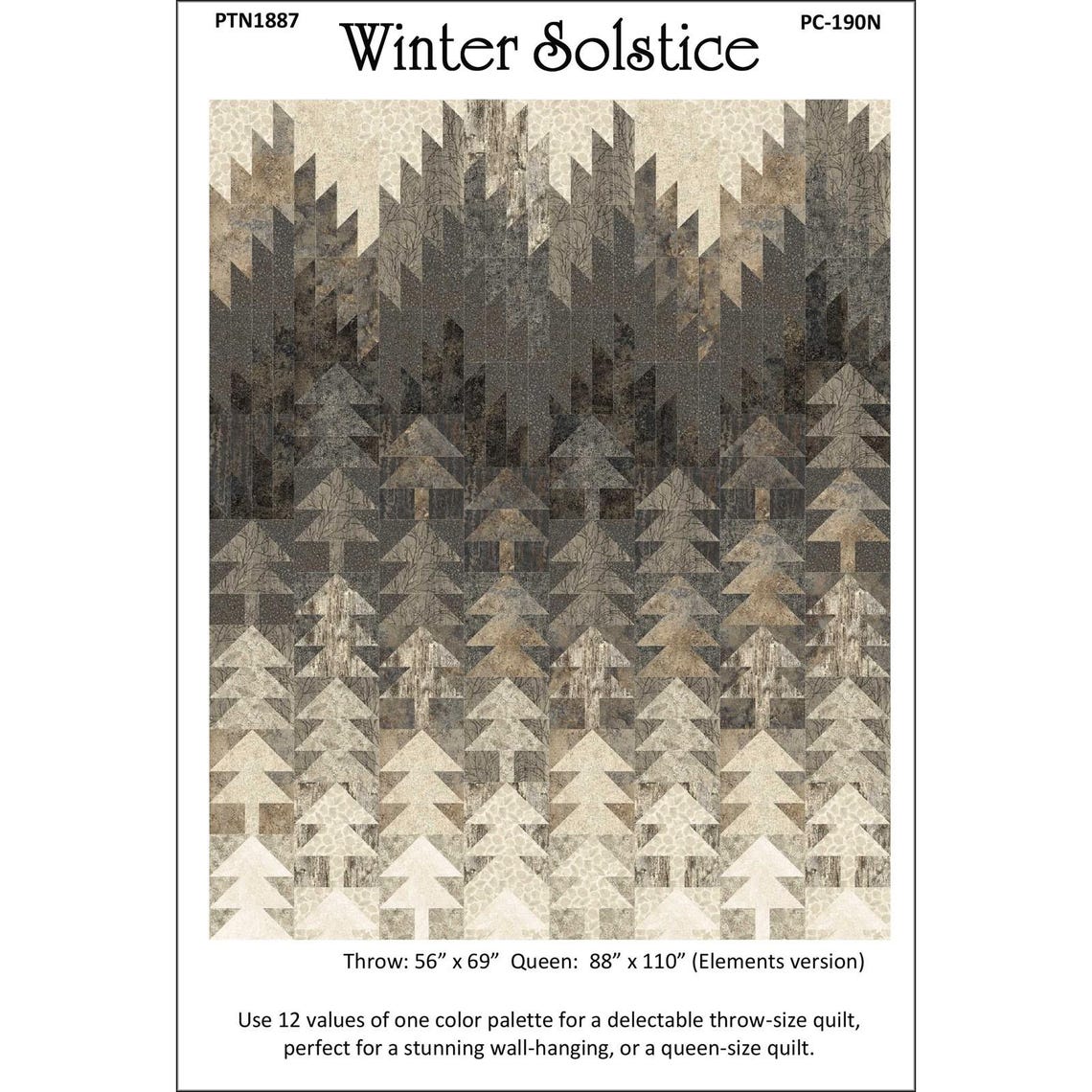 Winter Solstice Quilt Pattern by Designer Patti Carey - Vendor Quilt ...