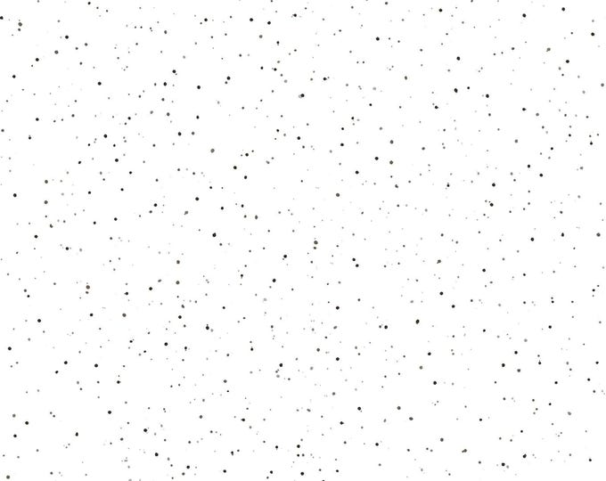 One Snowy Day White Snow Fabric by Maywood Studio - Designer Hannah ...