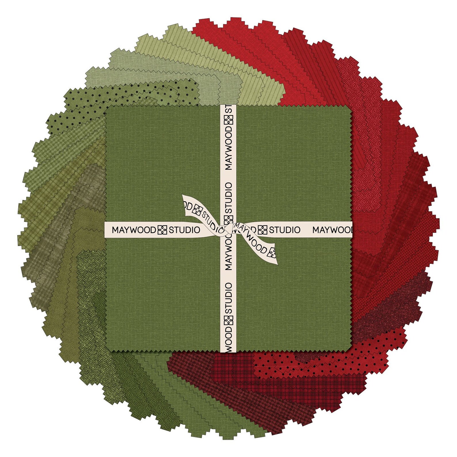 Woolies FLANNEL Holiday Warmth Fabric Layer Cake 10 X - Etsy