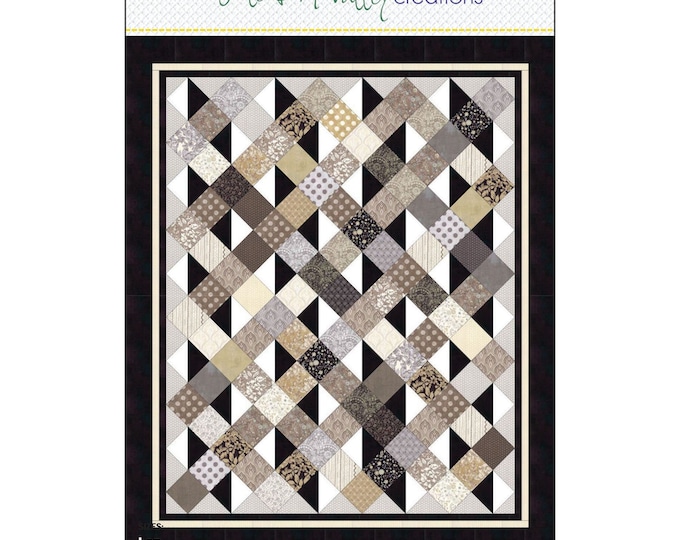 Simply Serene Easy Quilt Pattern Precut Friendly Geometric Basket Weave ...