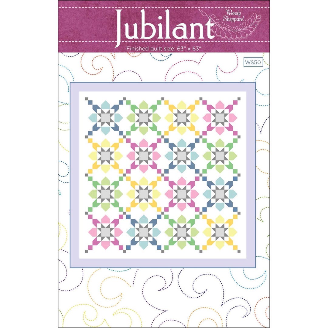 SALE! Jubilant Quilt Pattern - by Wendy Sheppard - WS50 - Etsy