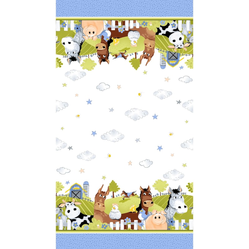 Kids Double Border Fabric - Etsy